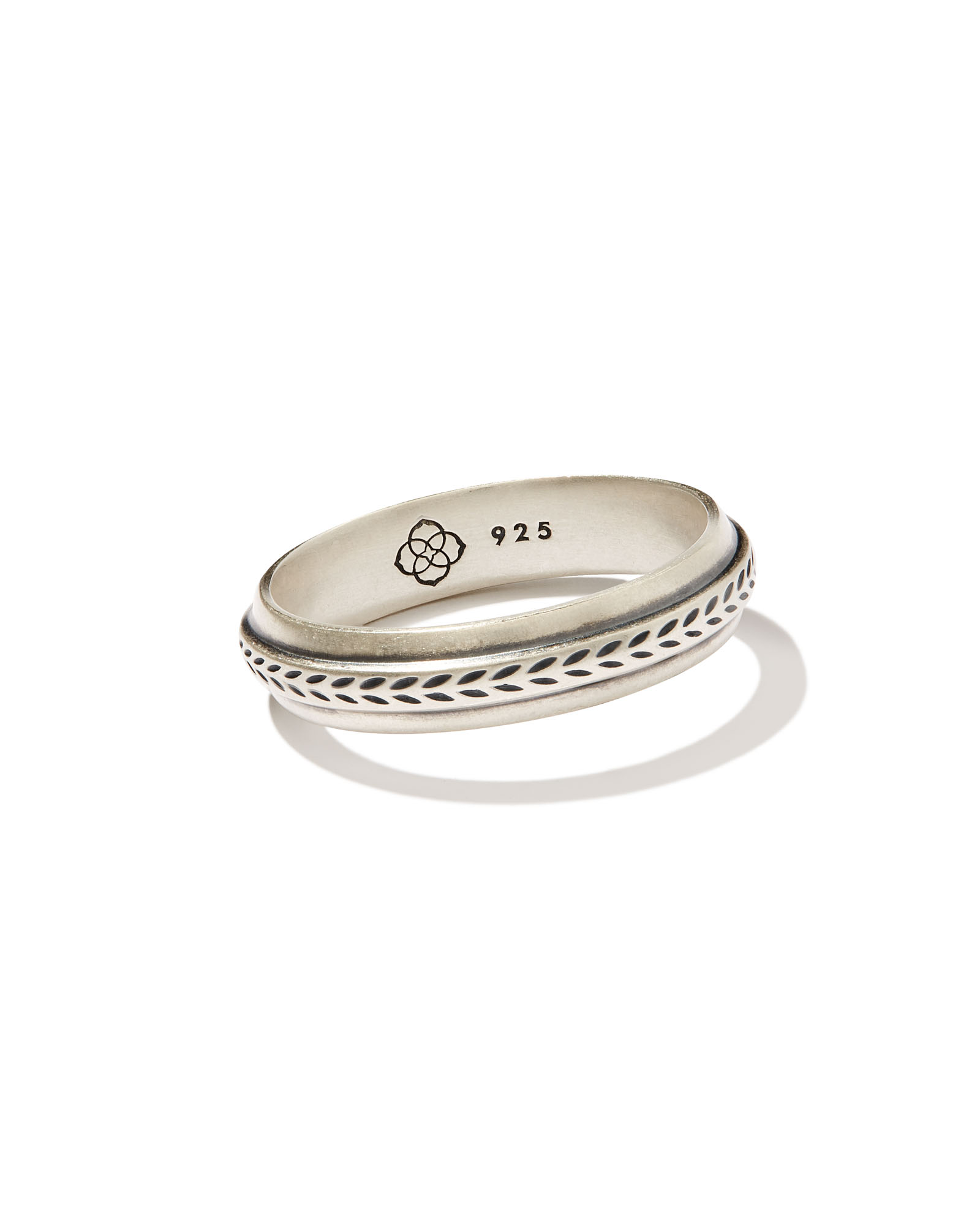 Hicks Band Ring in Oxidized Sterling Silver | Kendra Scott