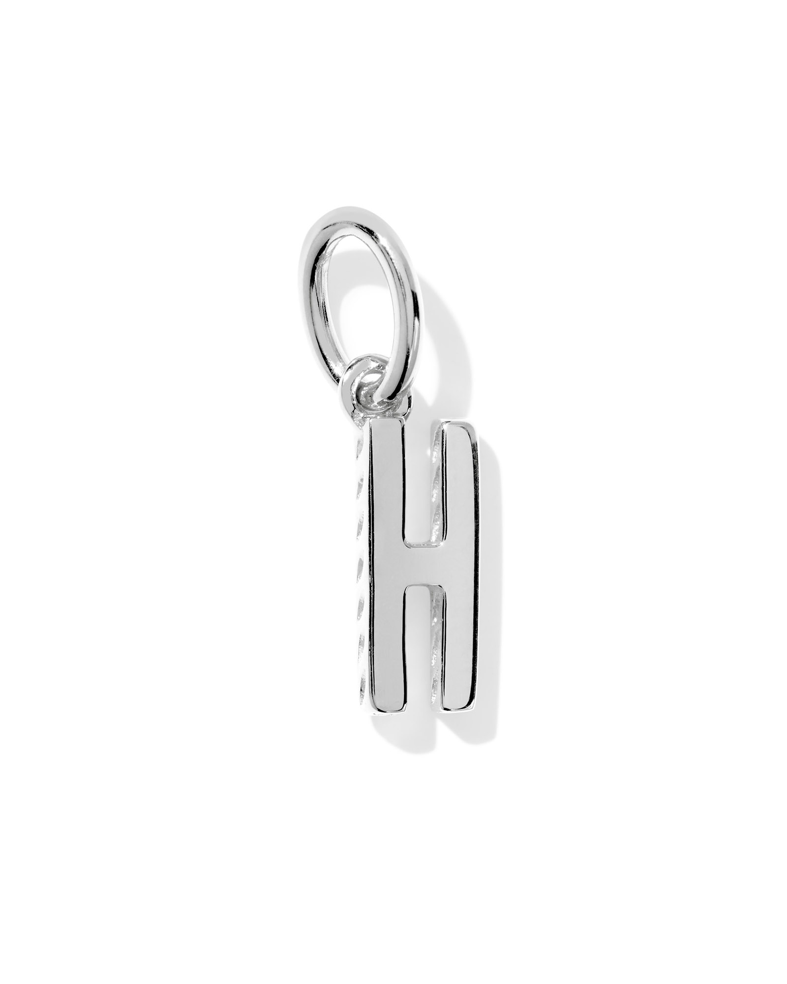 Metal Letter H Sterling Silver Charm | Kendra Scott