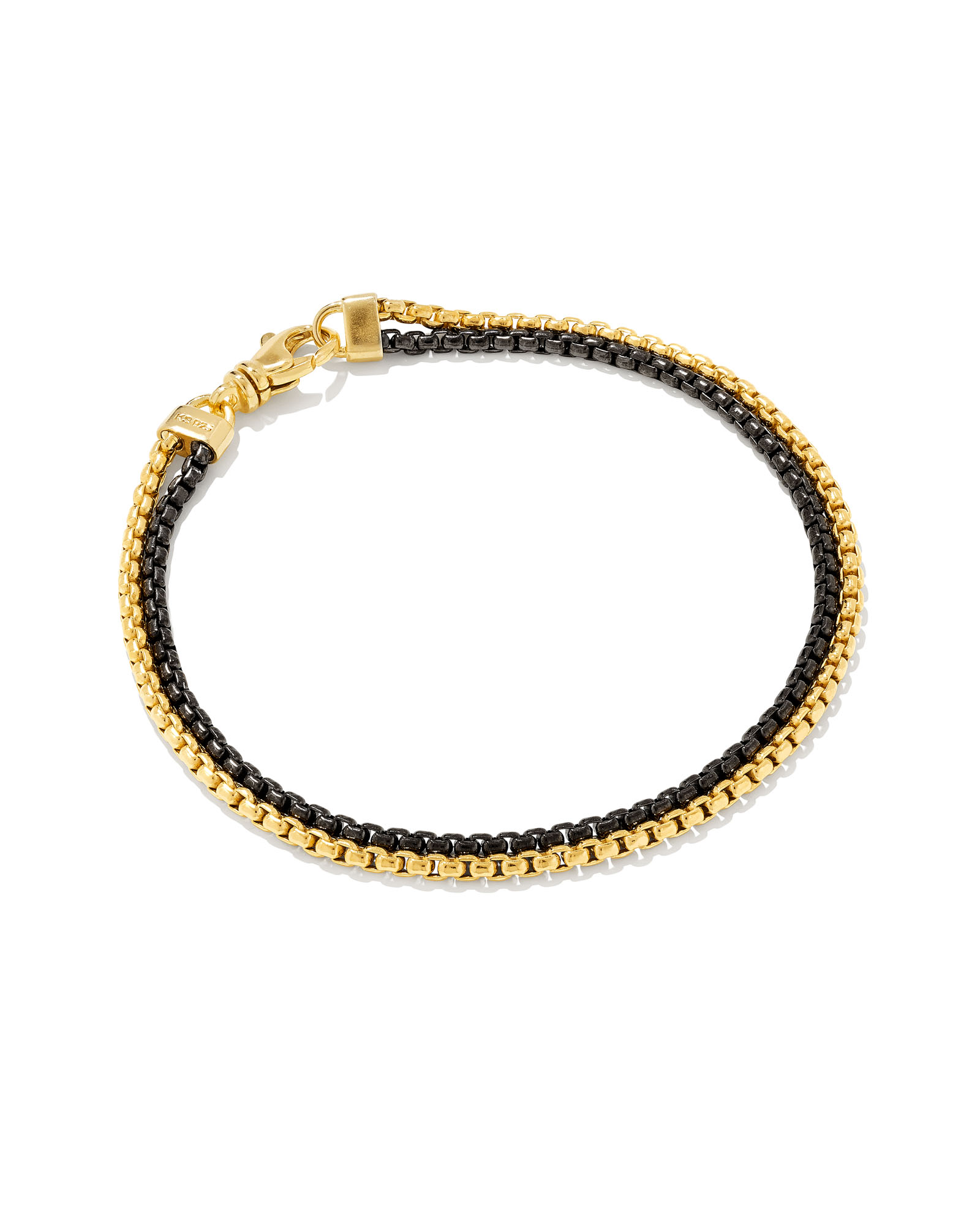 Wells Chain Bracelet in 18k Gold Vermeil and Black Hematite | Kendra Scott