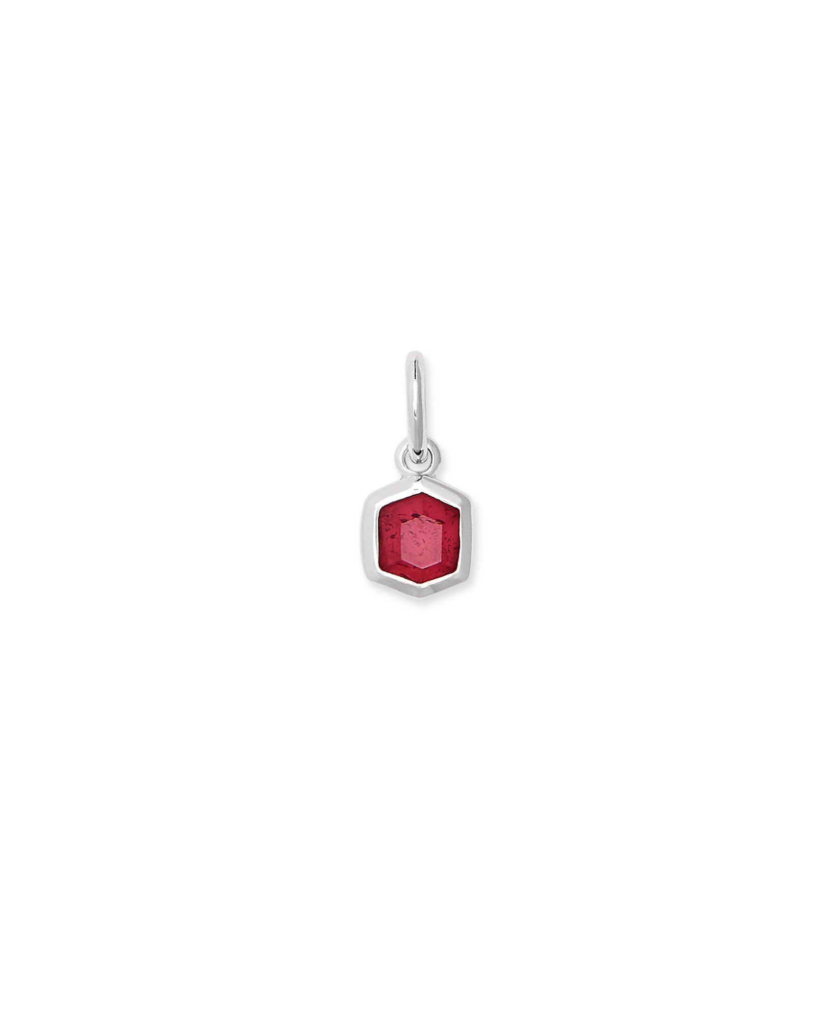 Davie Sterling Silver Charm in Ruby | Kendra Scott