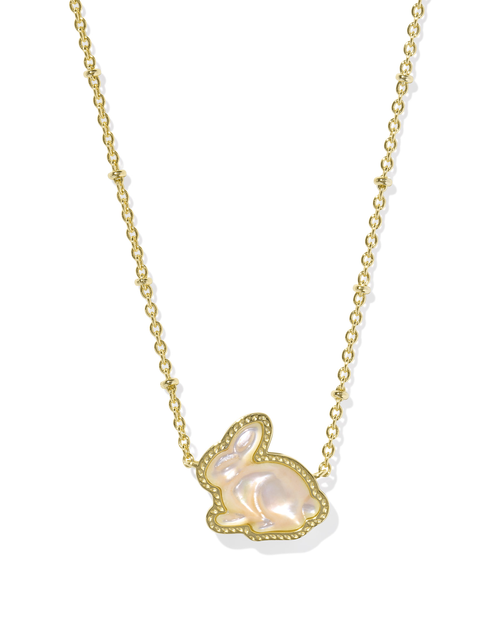 Bunny Gold Short Pendant Necklace | Kendra Scott