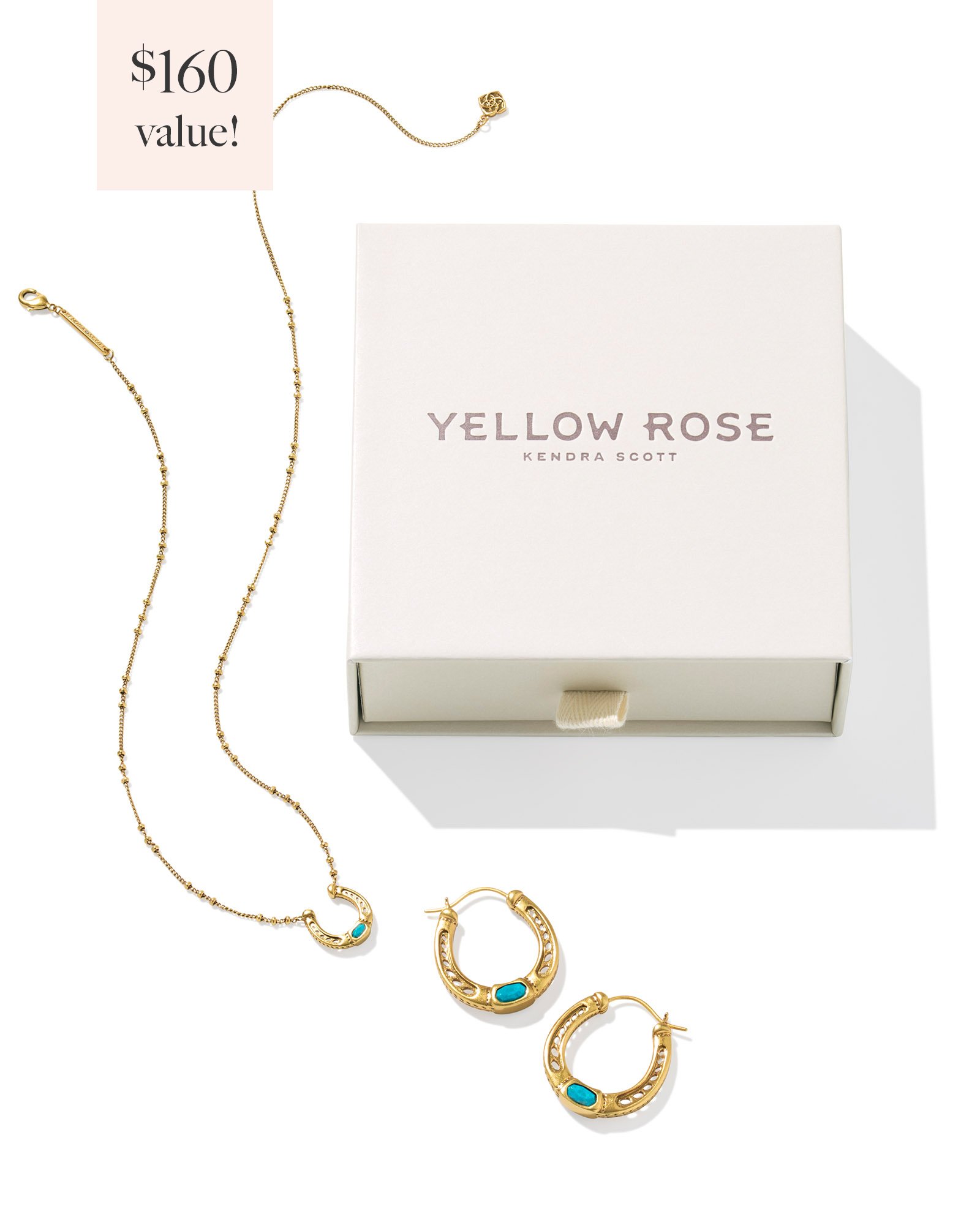 Noble Vintage Gold Horseshoe Gift Set of 2 in Variegated Dark Teal ...