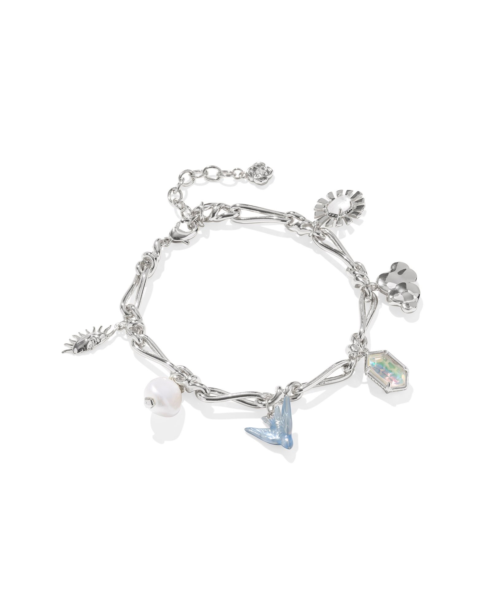 Melody Silver Charm Bracelet in Freshwater Cultured Pearl | Kendra Scott