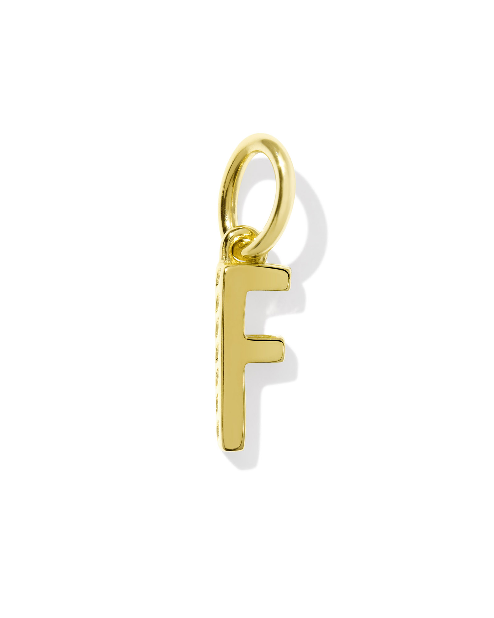 Metal Letter F 18k Gold Vermeil Charm | Kendra Scott