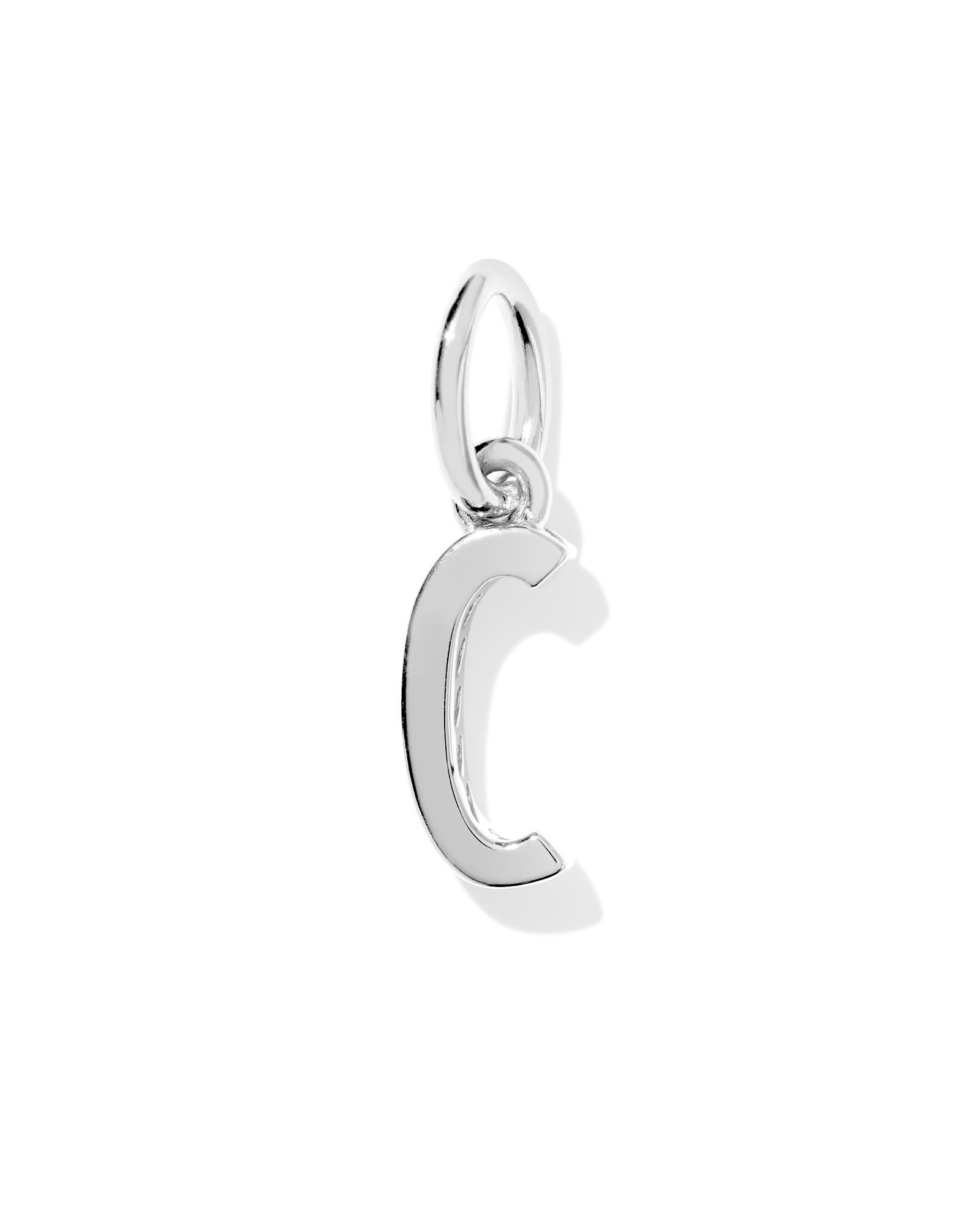 Metal Letter C Sterling Silver Charm | Kendra Scott