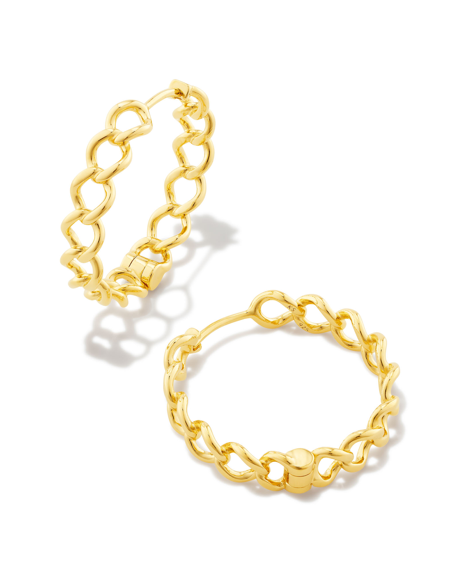 Grace Hoop Earrings in 18k Gold Vermeil | Kendra Scott