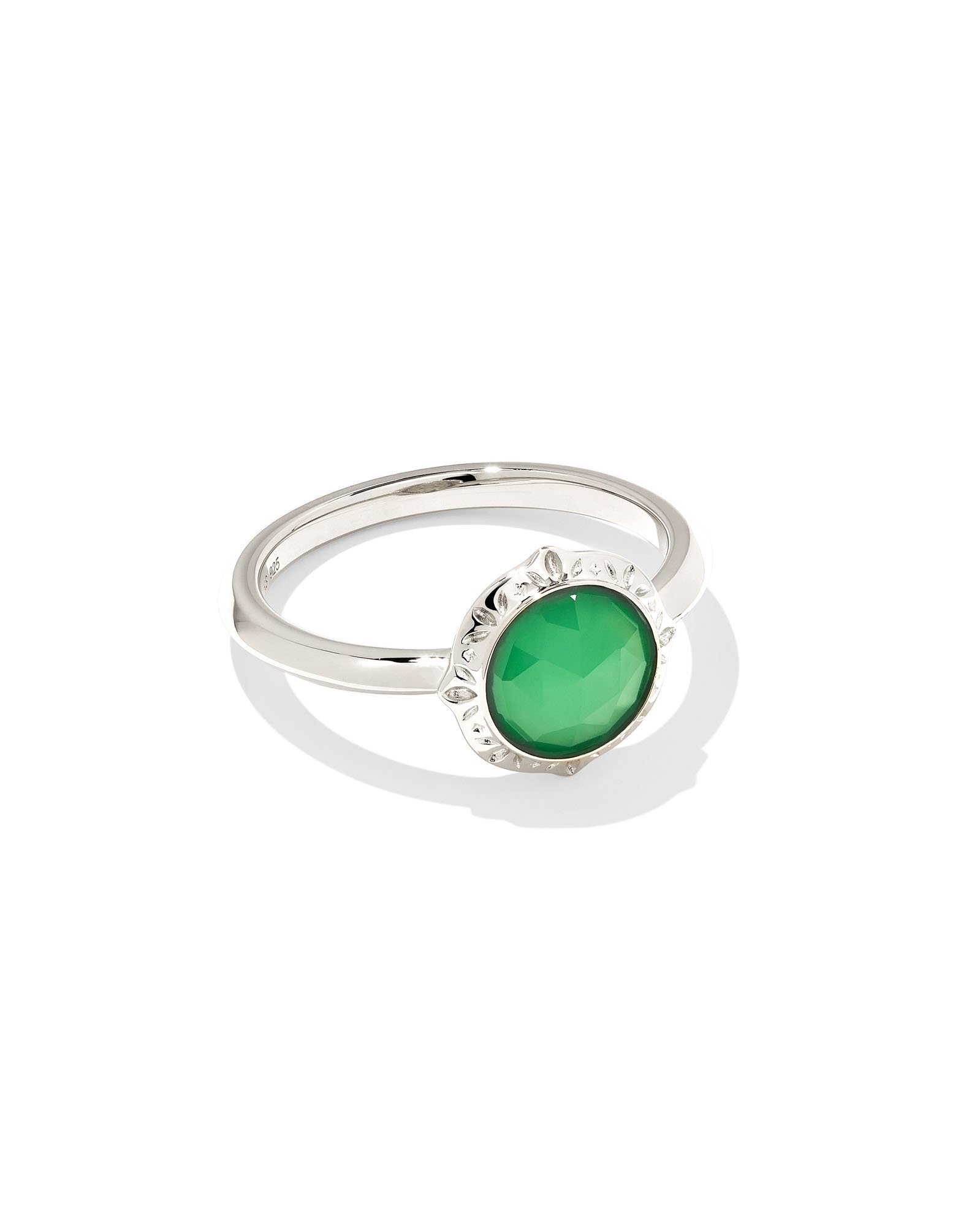 Sage Sterling Silver Statement Ring in Chrysoprase | Kendra Scott
