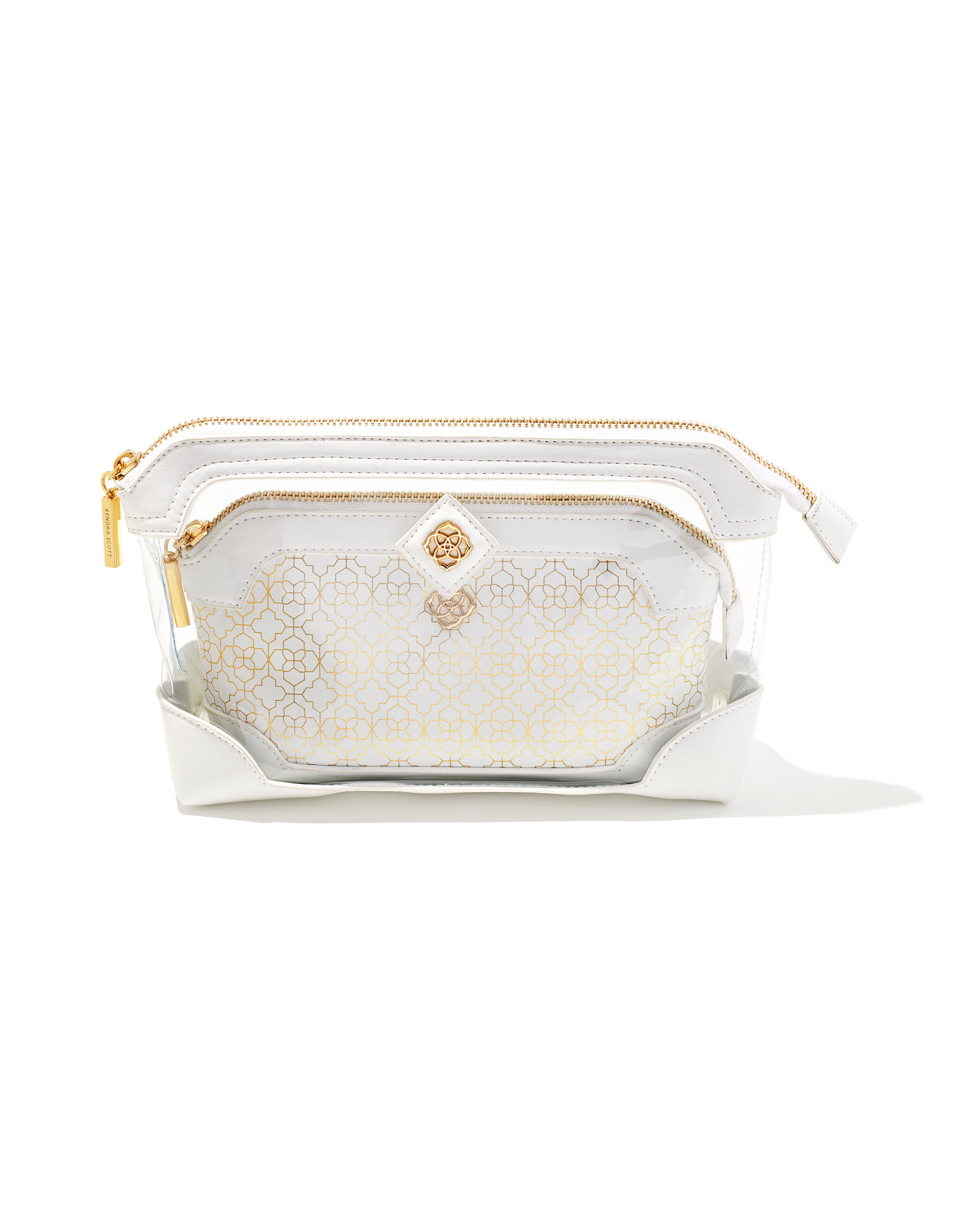 Duo Cosmetic Pouch in Gold Filigree | Kendra Scott