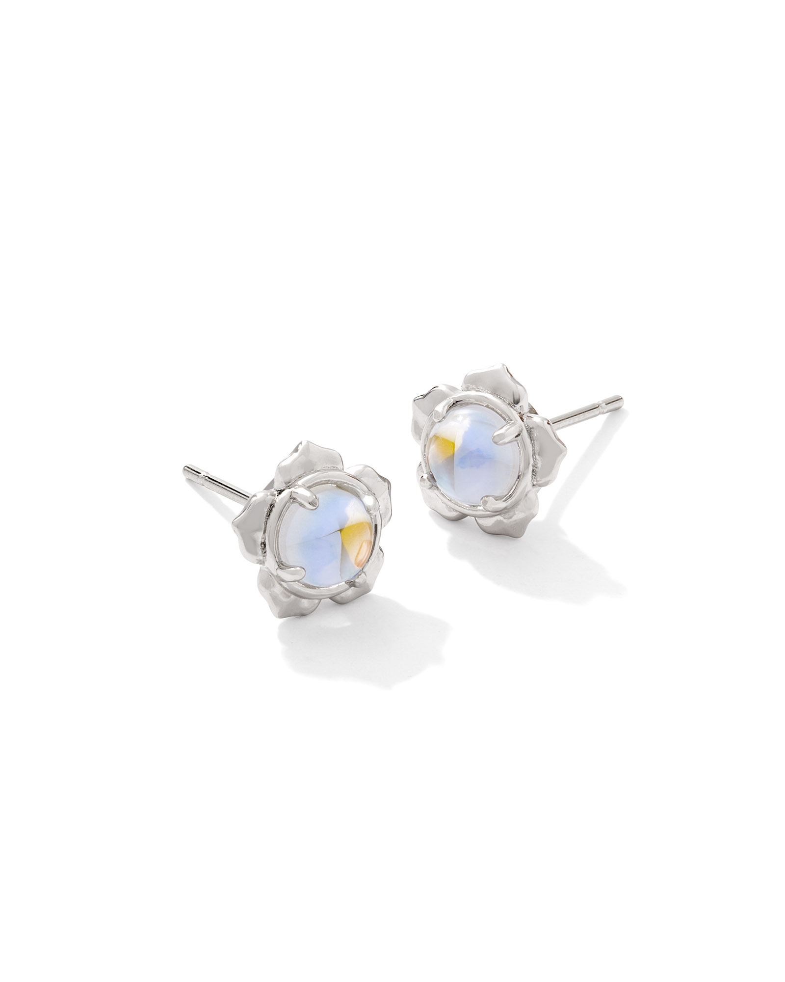 Susie Silver Stud Earrings in Dichroic Glass | Kendra Scott