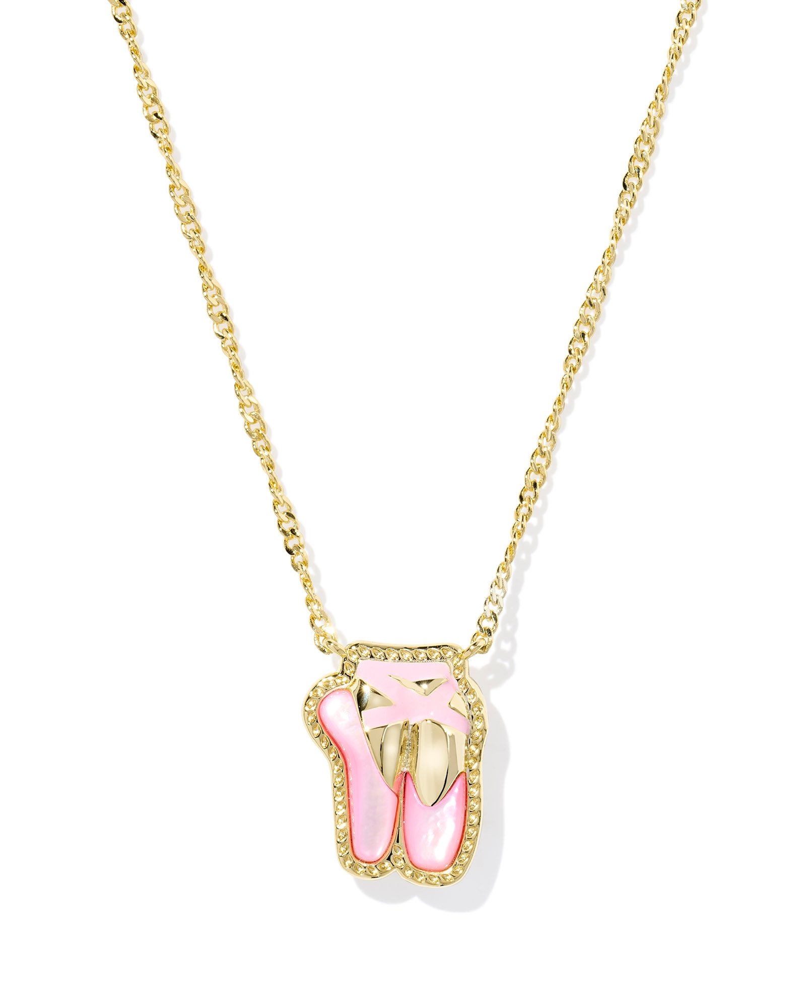 Ballet Gold Short Pendant Necklace | Kendra Scott