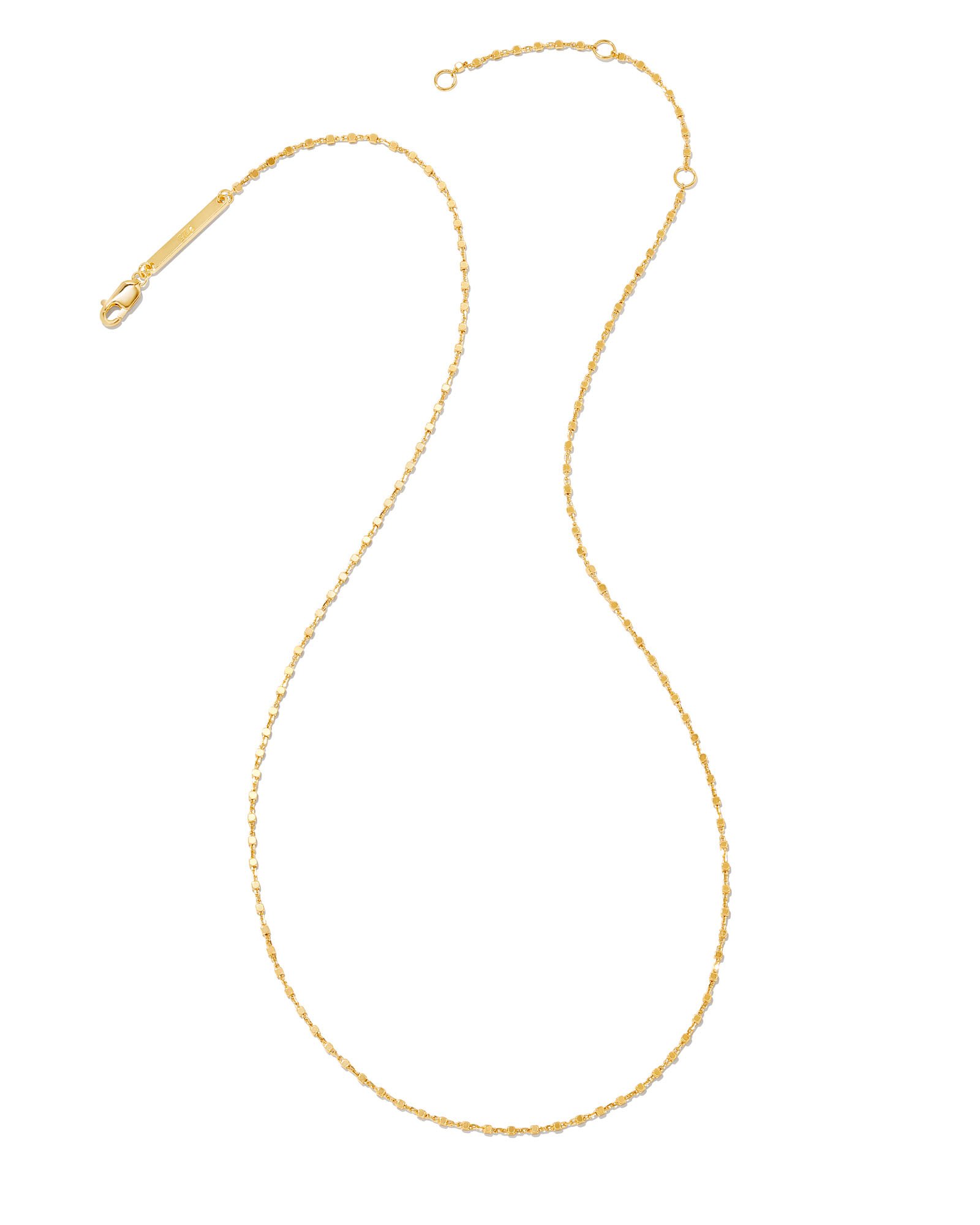 Beaded Satellite Chain Necklace in 18k Gold Vermeil | Kendra Scott