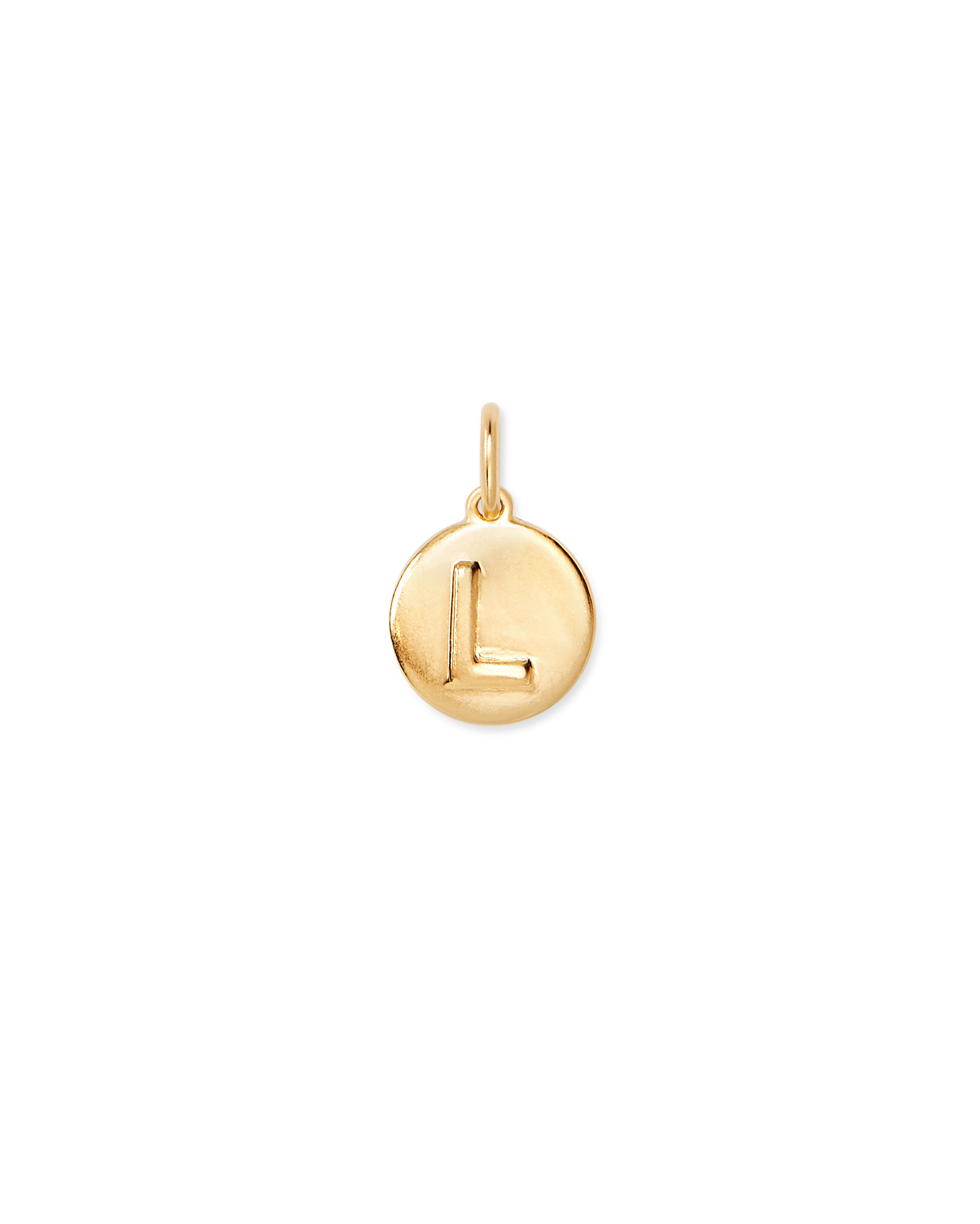 Letter L Coin Charm in 18k Gold Vermeil | Kendra Scott
