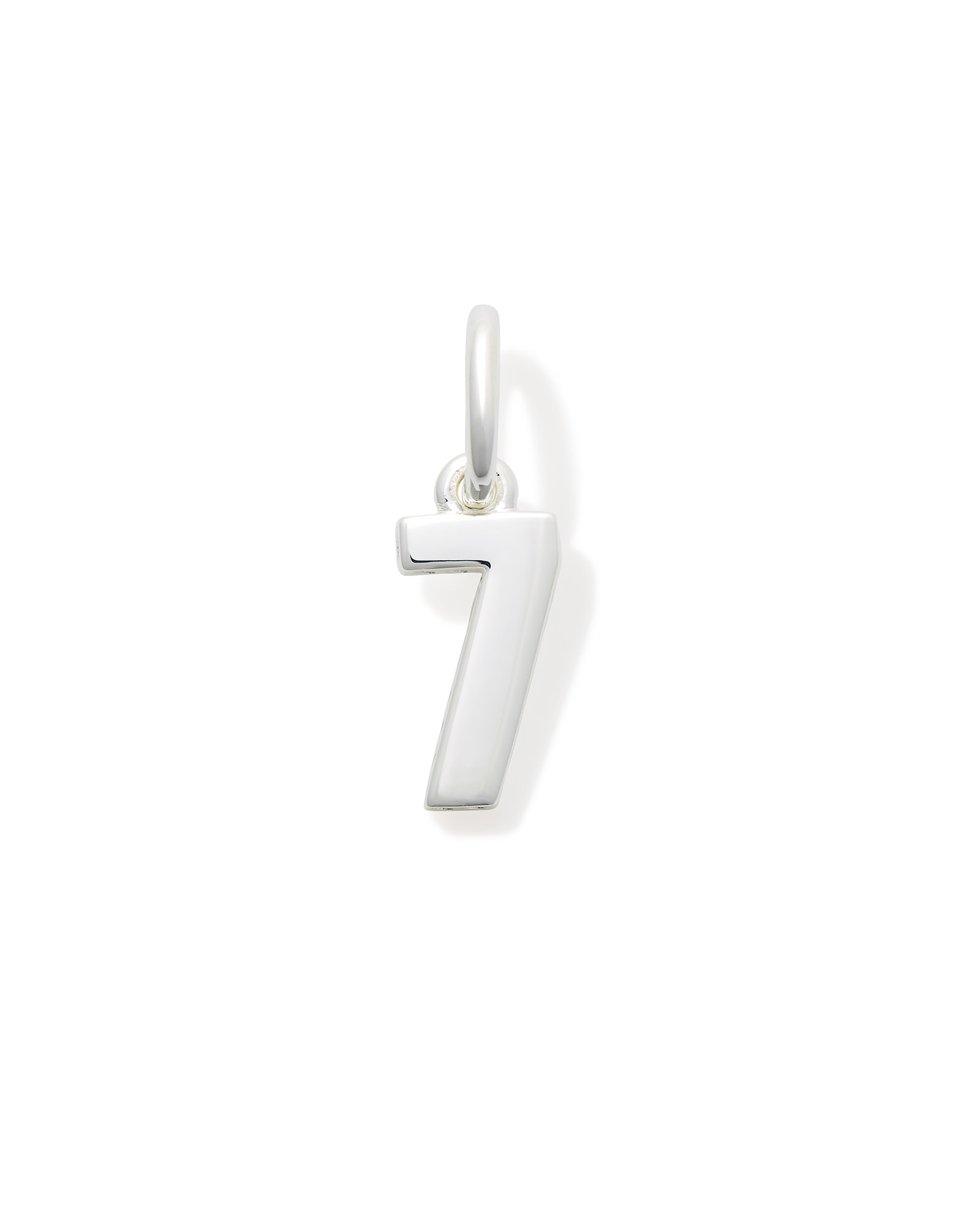 Metal Number 7 Charm in Sterling Silver | Kendra Scott