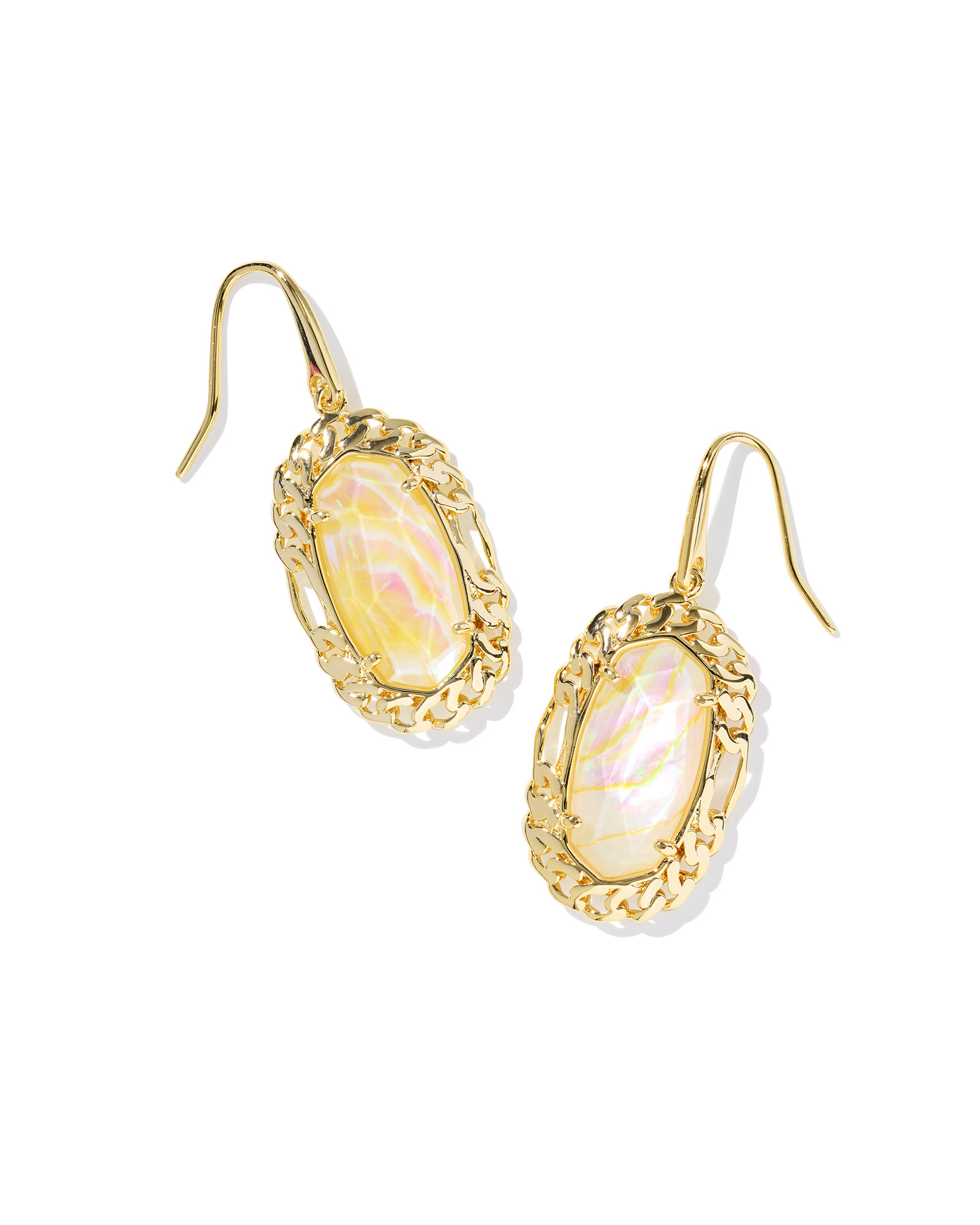Dani Gold Figaro Frame Drop Earrings | Kendra Scott