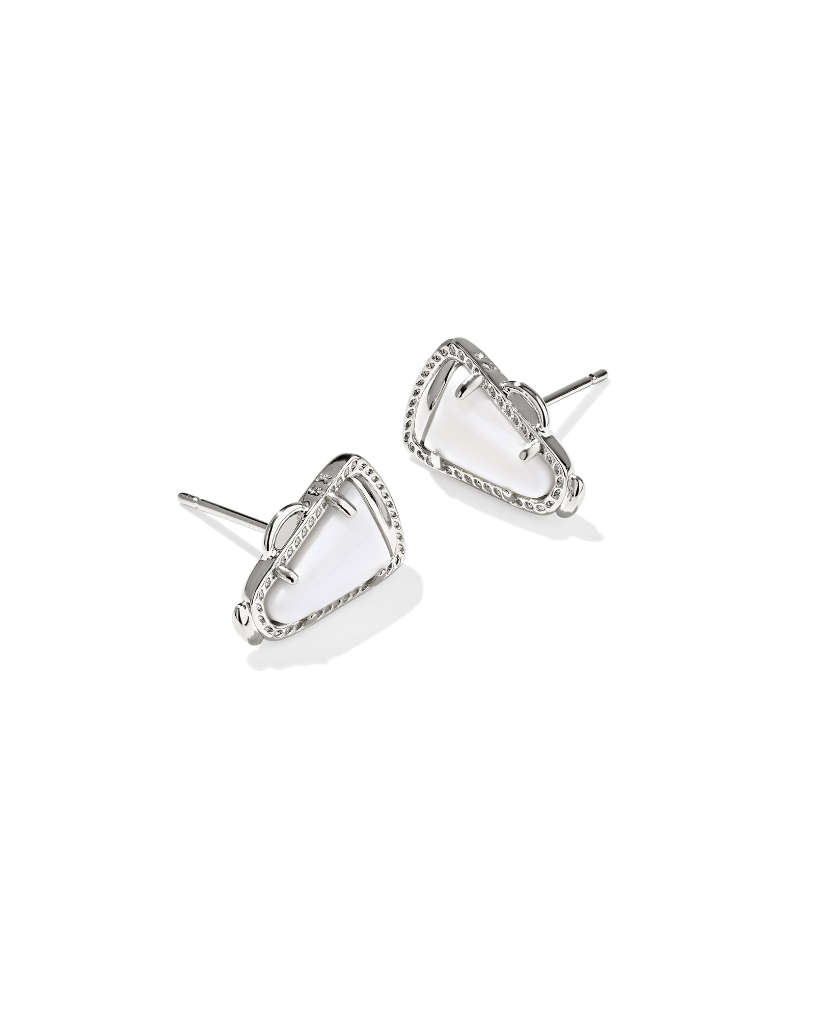 Cheer Silver Stud Earrings | Kendra Scott