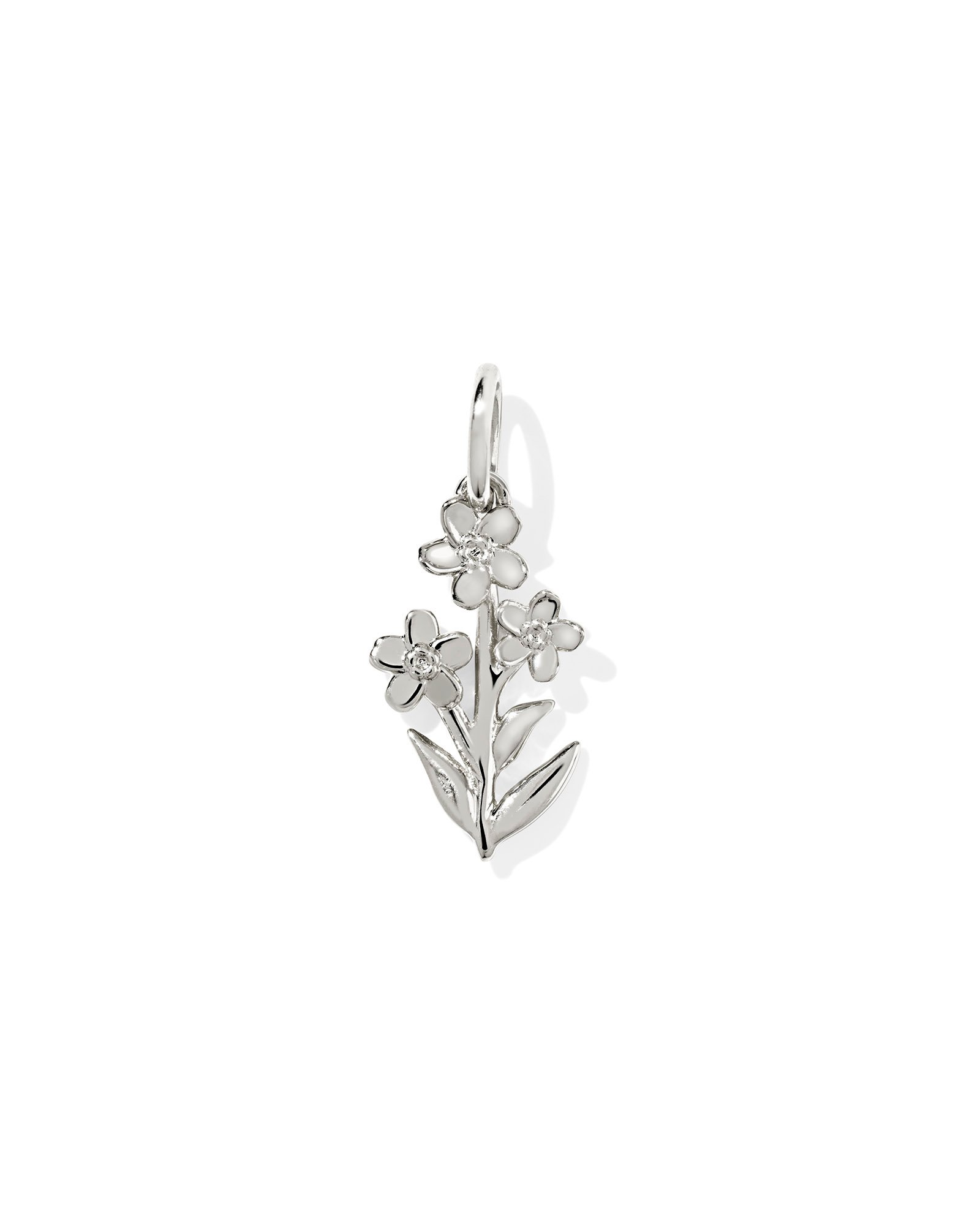 Lilah Sterling Silver Flower Charm | Kendra Scott