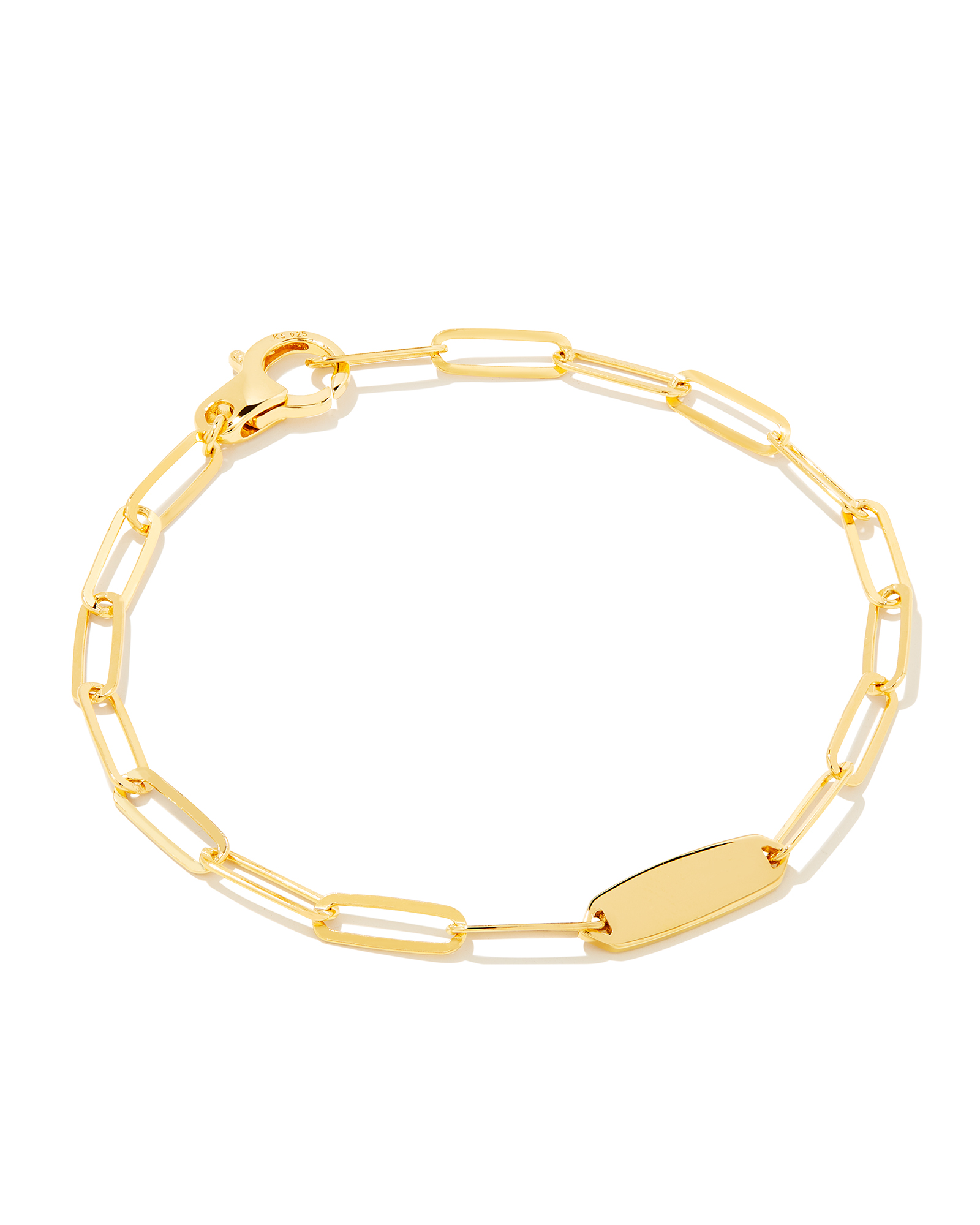 Marlee Paperclip Chain Bracelet in 18k Gold Vermeil | Kendra Scott