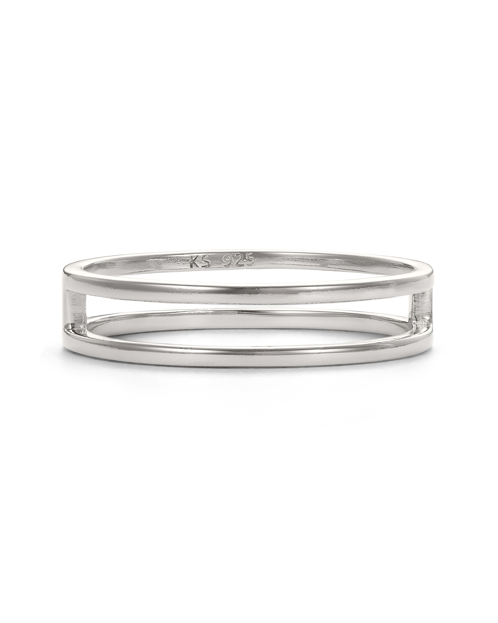 Bennett Double Ring in Sterling Silver - 7 | Kendra Scott