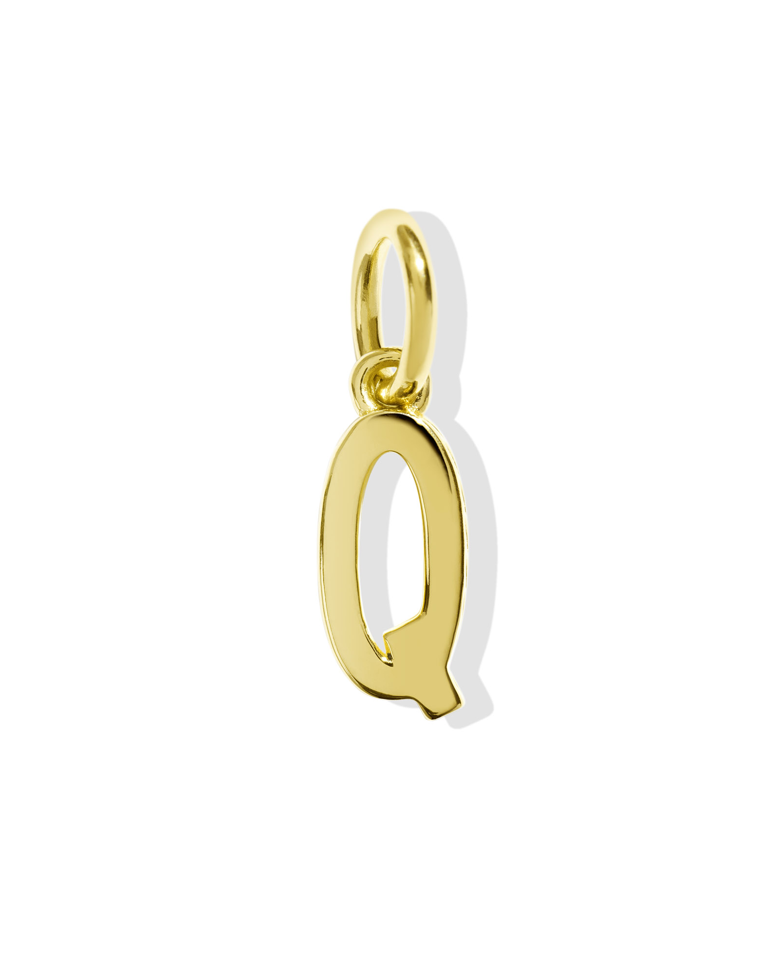 Metal Letter Q 18k Gold Vermeil Charm | Kendra Scott