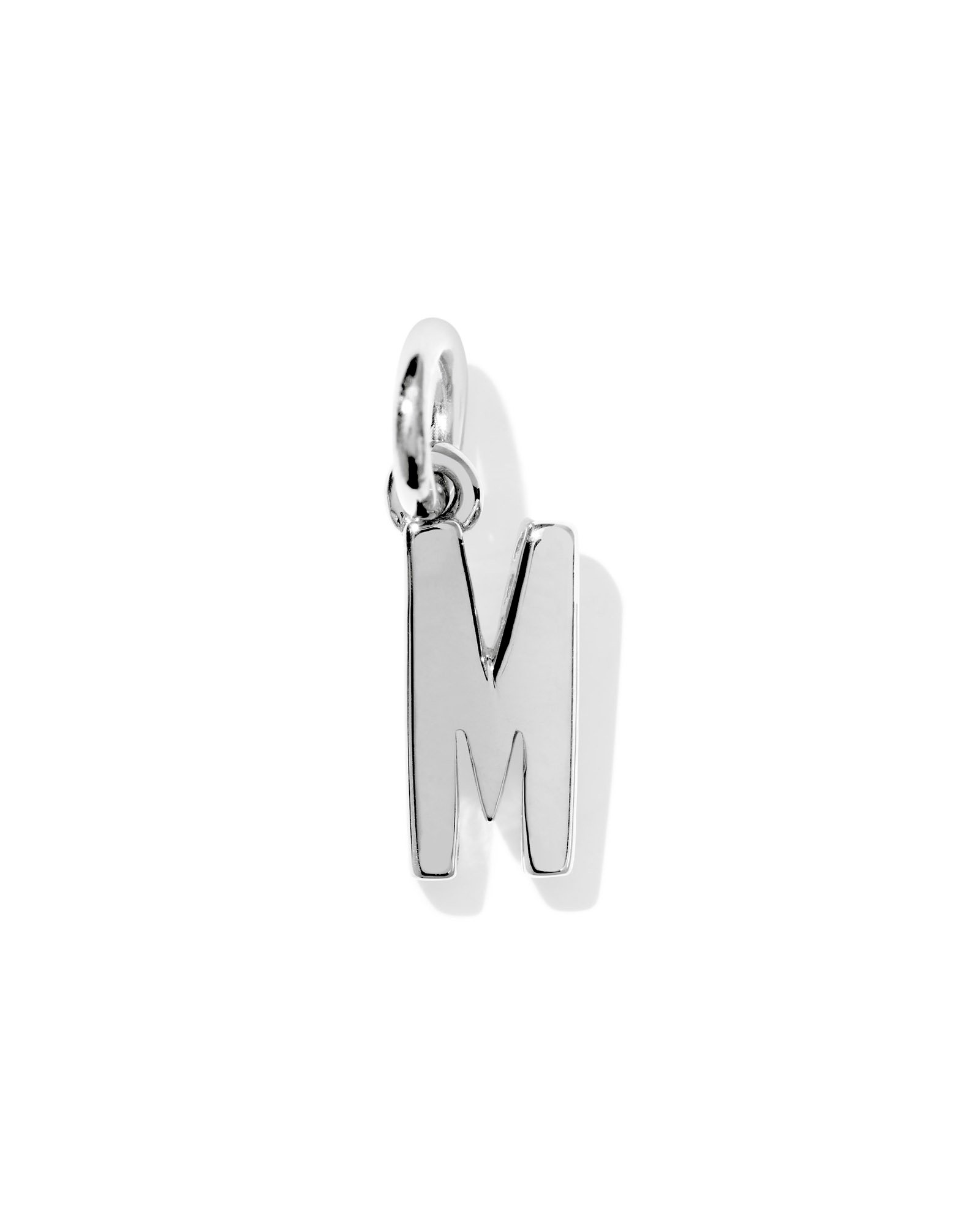 Metal Letter M Sterling Silver Charm | Kendra Scott