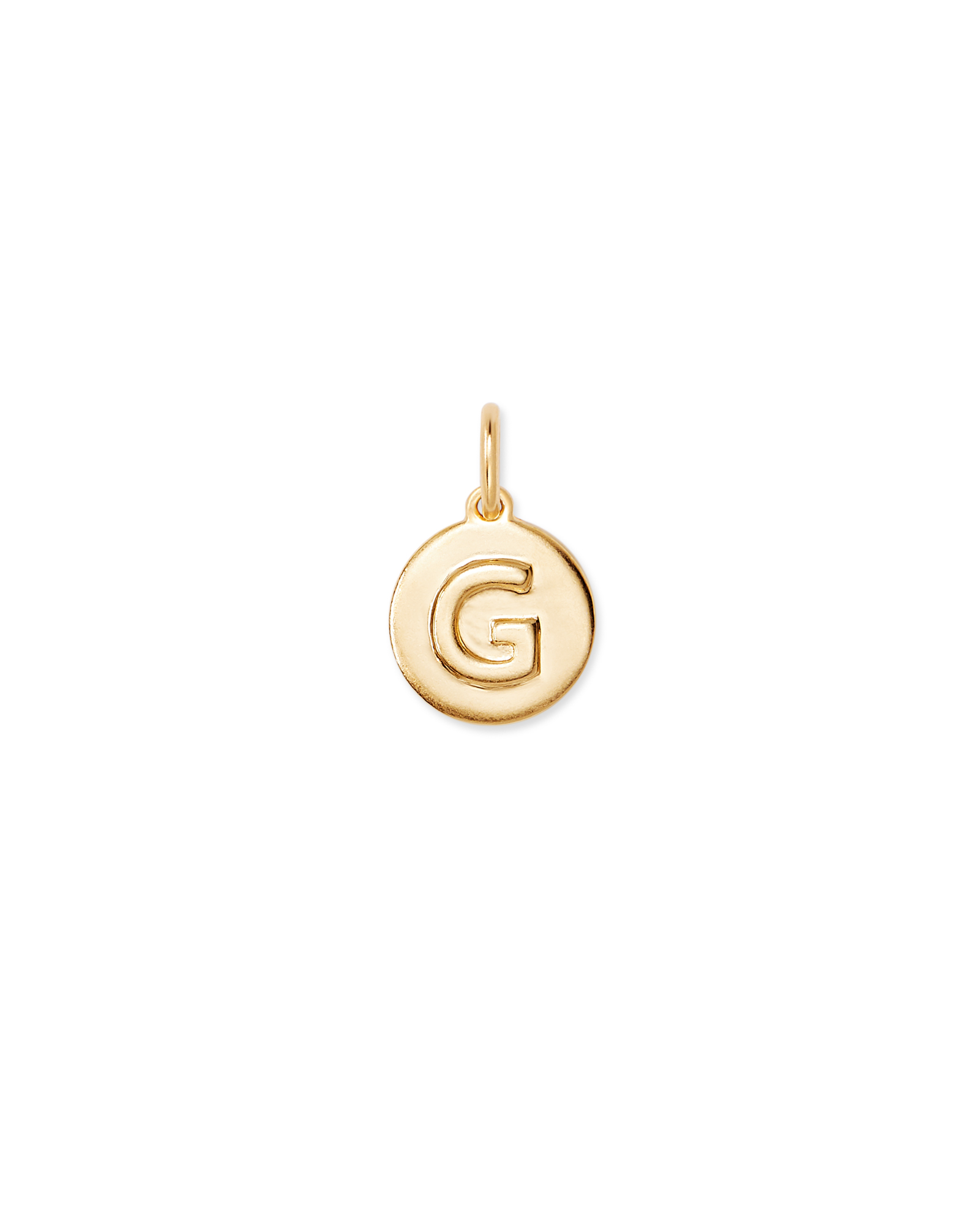 Letter G Coin Charm in 18k Gold Vermeil | Kendra Scott