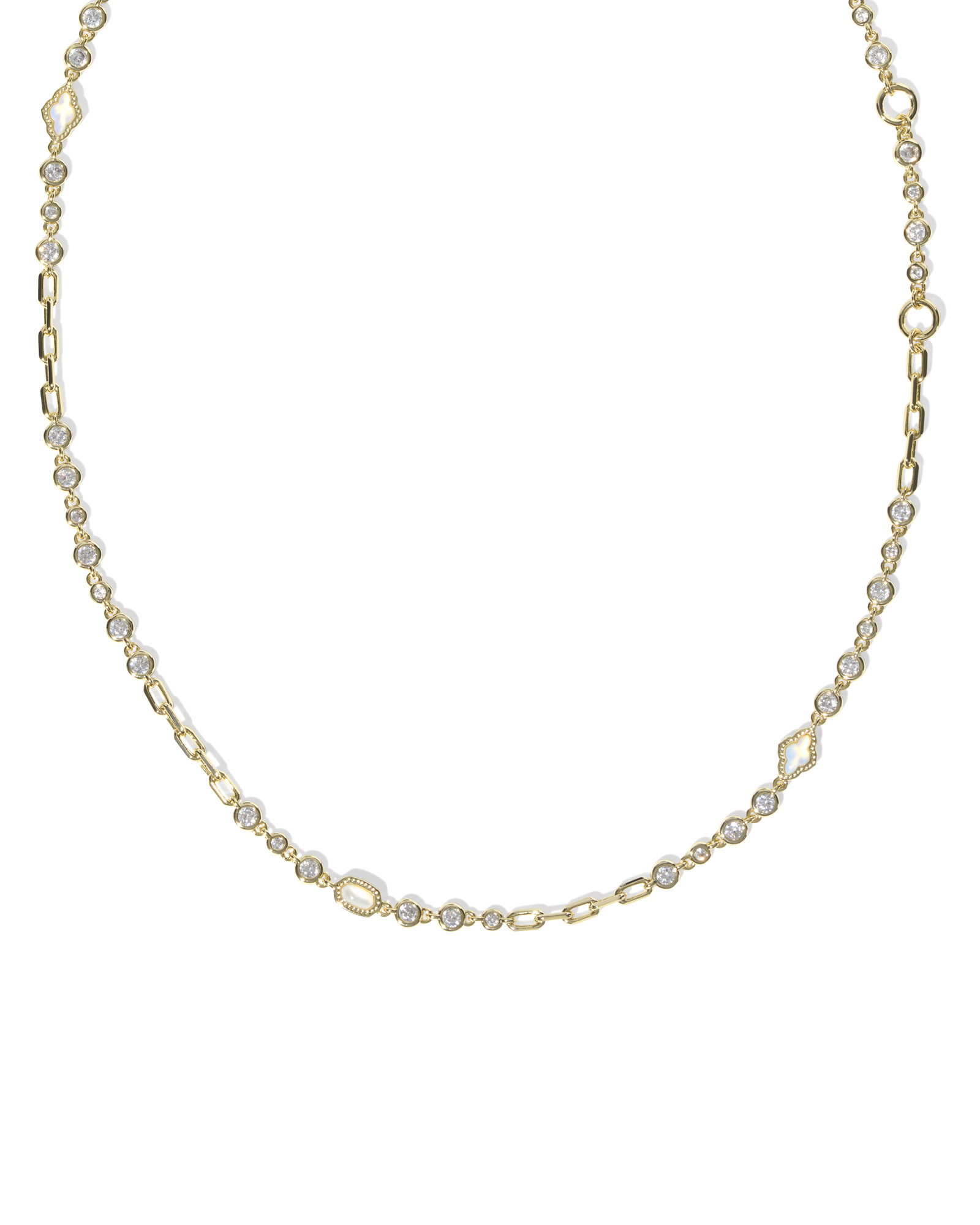 Mini Elisa and Abbie Gold Convertible Strand Necklace | Kendra Scott