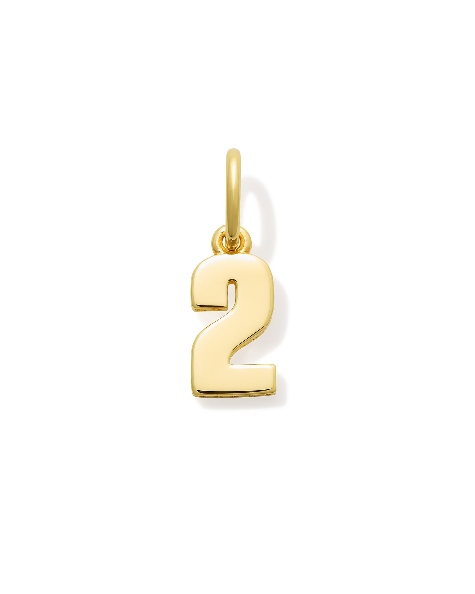 Metal Number 2 Charm in 18k Gold Vermeil | Kendra Scott