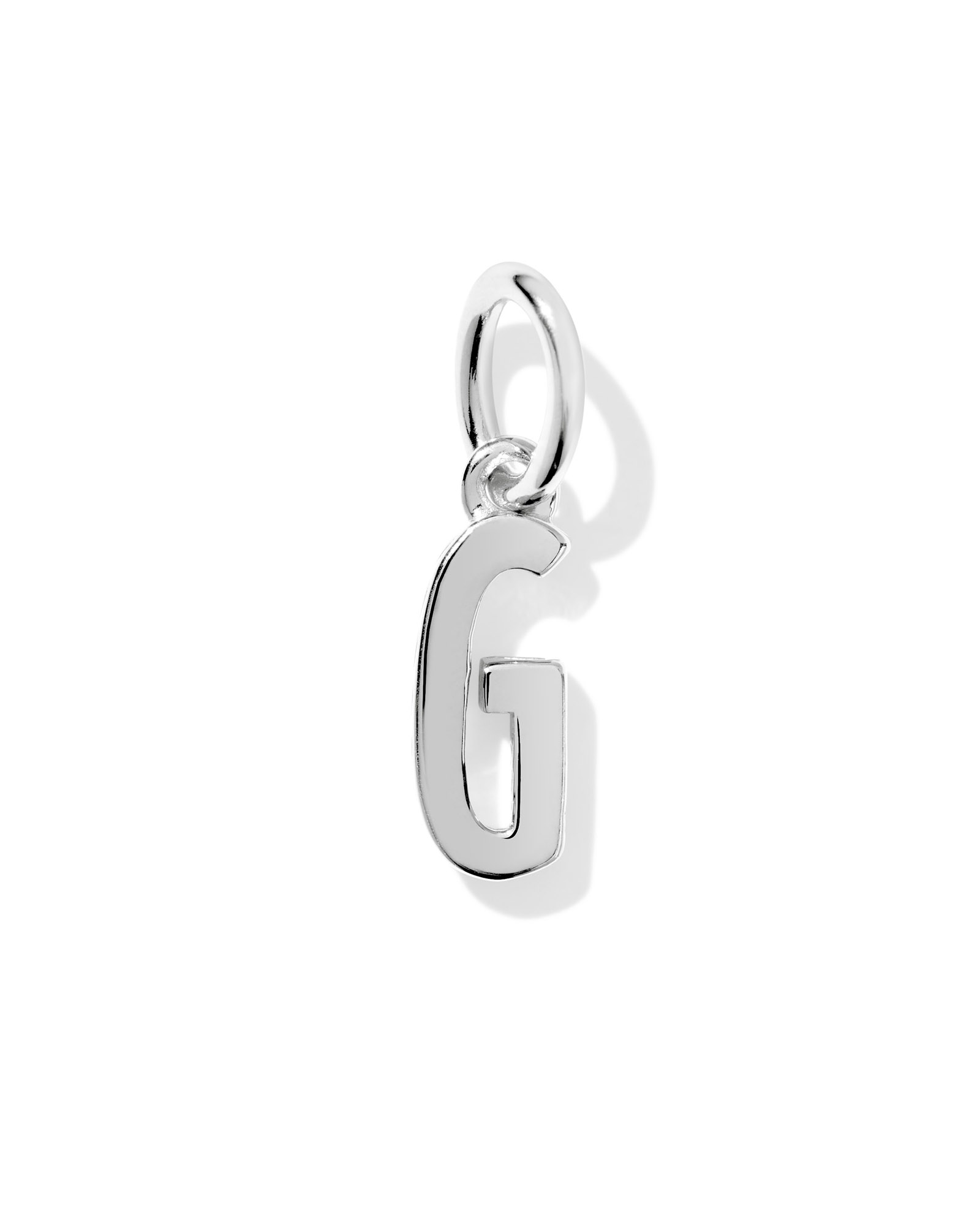 Metal Letter G Sterling Silver Charm | Kendra Scott