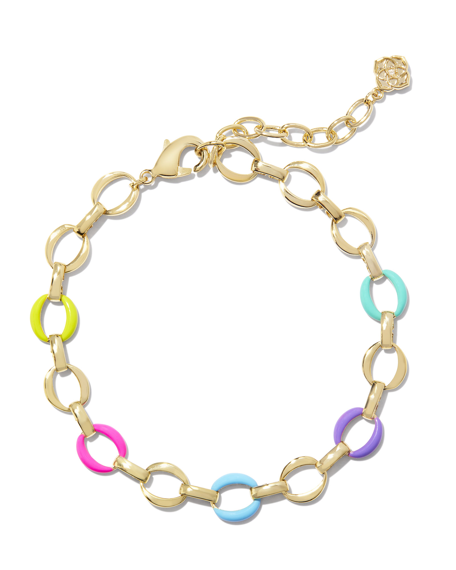 Kelsey Gold Chain Bracelet in Multi Mix | Kendra Scott