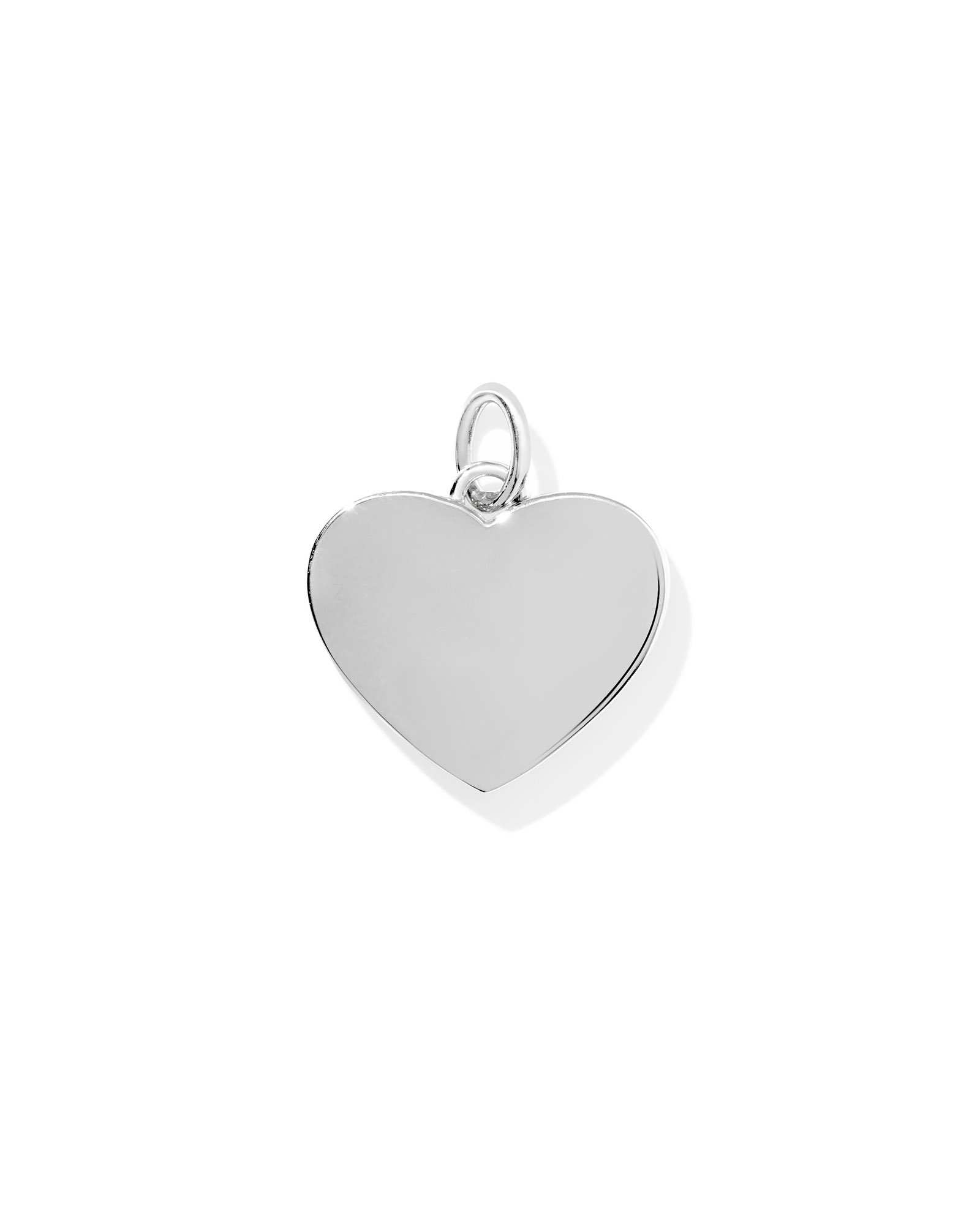 Mackenzie Sterling Silver Heart Charm | Kendra Scott